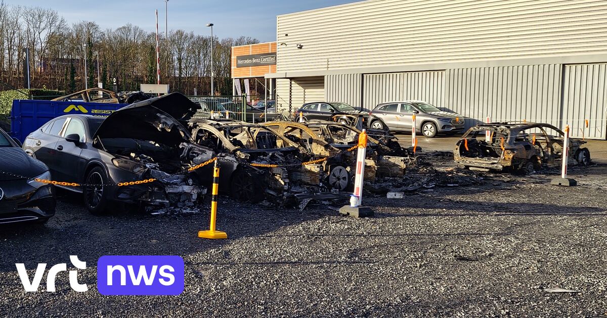 Brand in Mercedes-garage in Hasselt: 9 auto's uitgebrand, uit ...