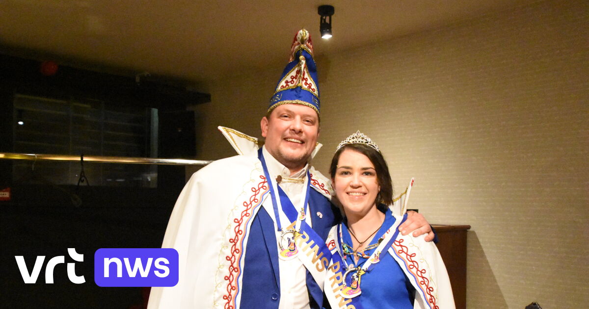Joery en Natasja zijn nieuw prinsenpaar voor carnaval Halle 2024 | VRT NWS: nieuws