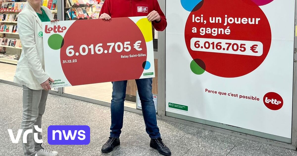 Brusselaar zonder werk wint Lotto-jackpot van 6 miljoen | VRT NWS: nieuws
