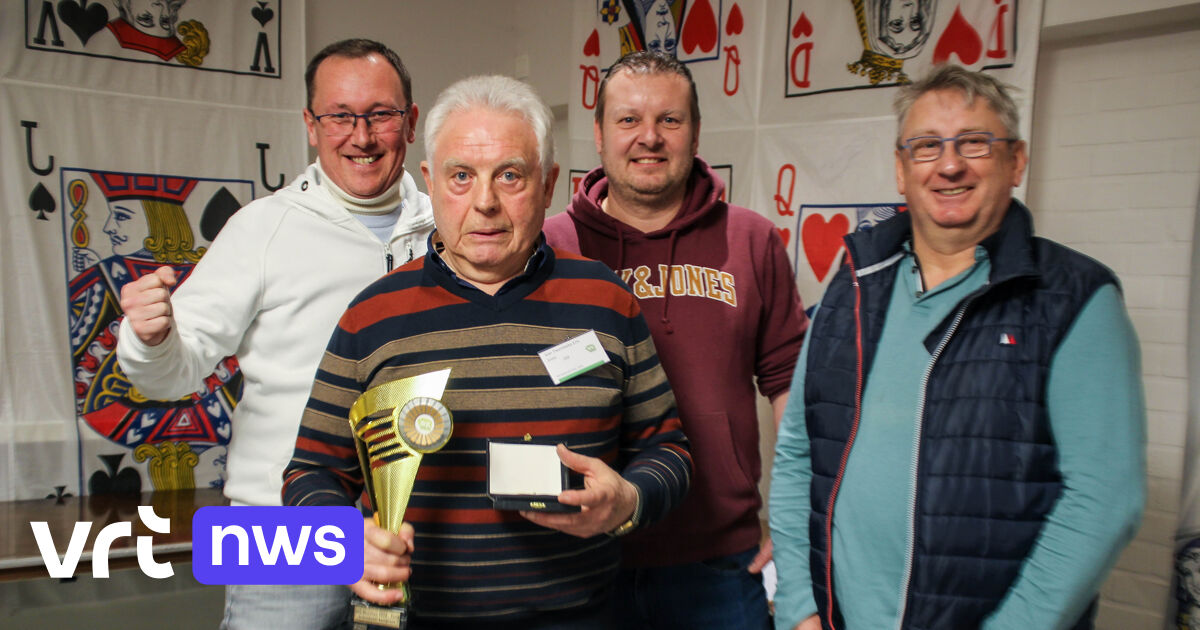 Eric Van Twembeke (73) uit Brakel is wereldkampioen manillen: "Een ...