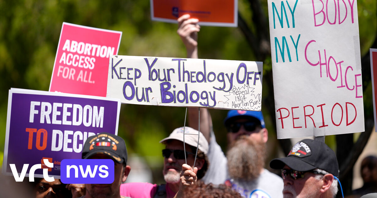 Amerikaanse staat Arizona gaat strenge anti-abortuswet uit 1864 dan toch afschaffen | VRT NWS ...