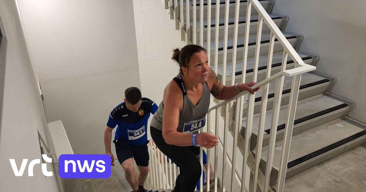 Meer dan 200 sportievelingen wagen zich aan eerste trappenloop in ...