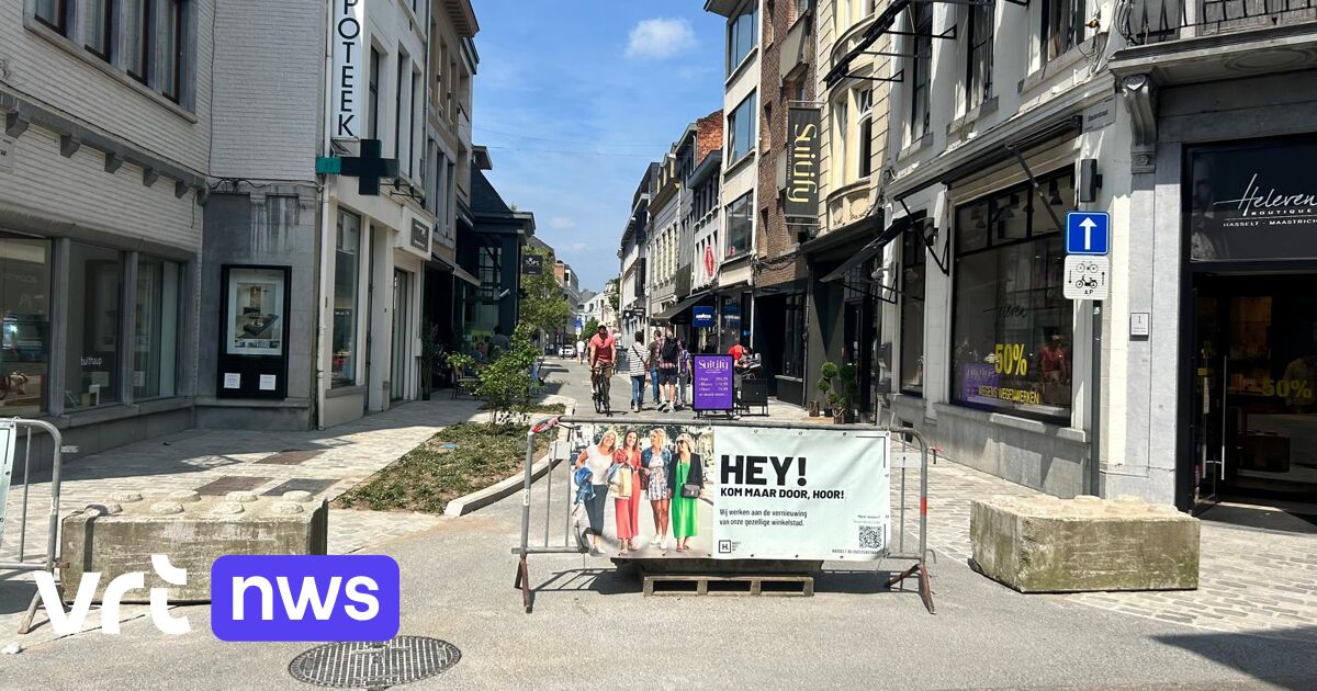 Diesterstraat in Hasselt na bijna 2 jaar officieel weer open ...