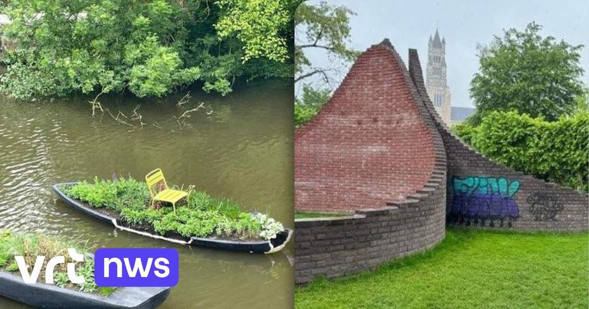 Vandalen beschadigen 2 kunstwerken van de Triënnale in Brugge | VRT NWS ...