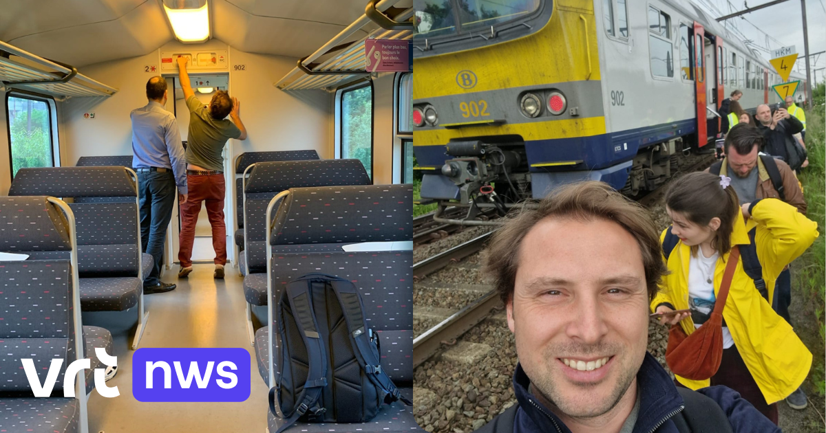 Treinstellen met 30-tal passagiers bollen stuurloos station van ...