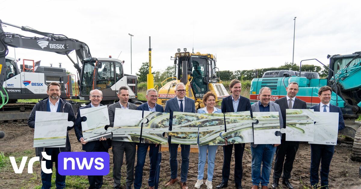 Op 1 na grootste werf van Vlaanderen gestart: 7 jaar werken op R4 ...