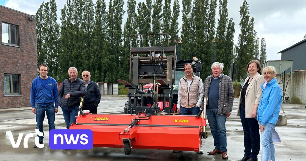 BEKIJK: Landbouwers in Tongeren kunnen veegborstel lenen om vervuilde wegen schoon te maken ...