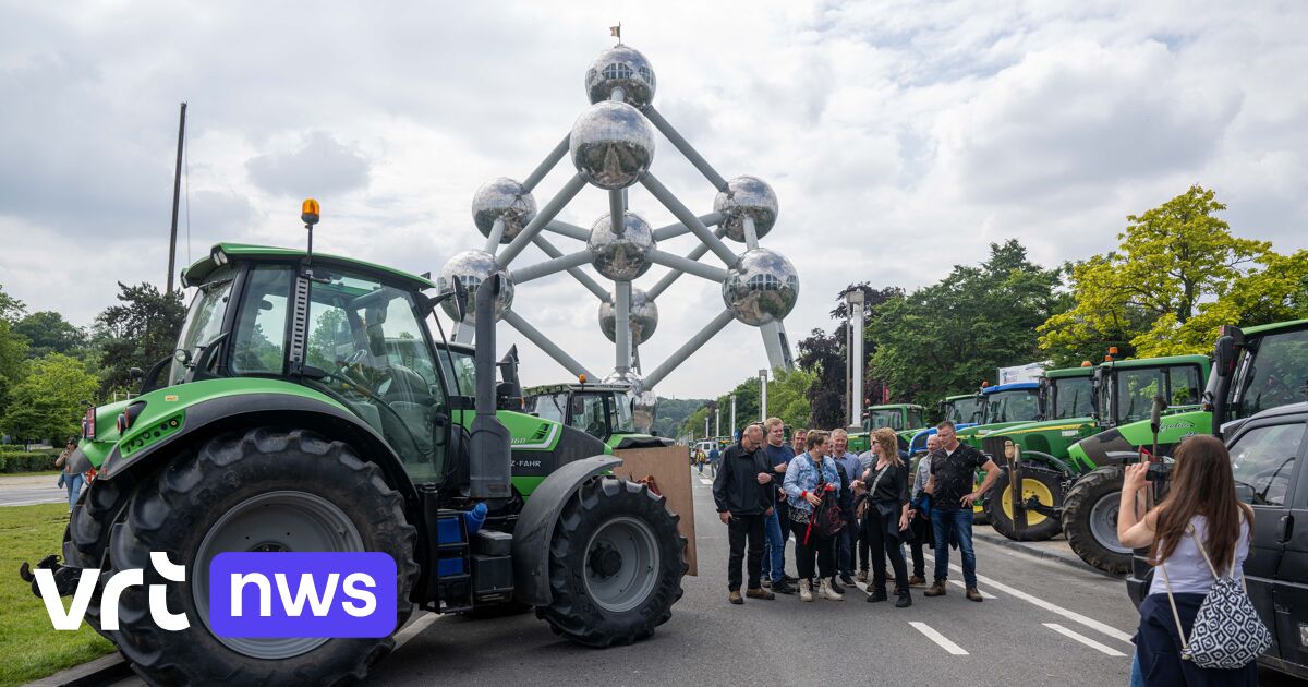 Boerenprotest aan Brussel loopt op zijn einde: laatste tractoren ...