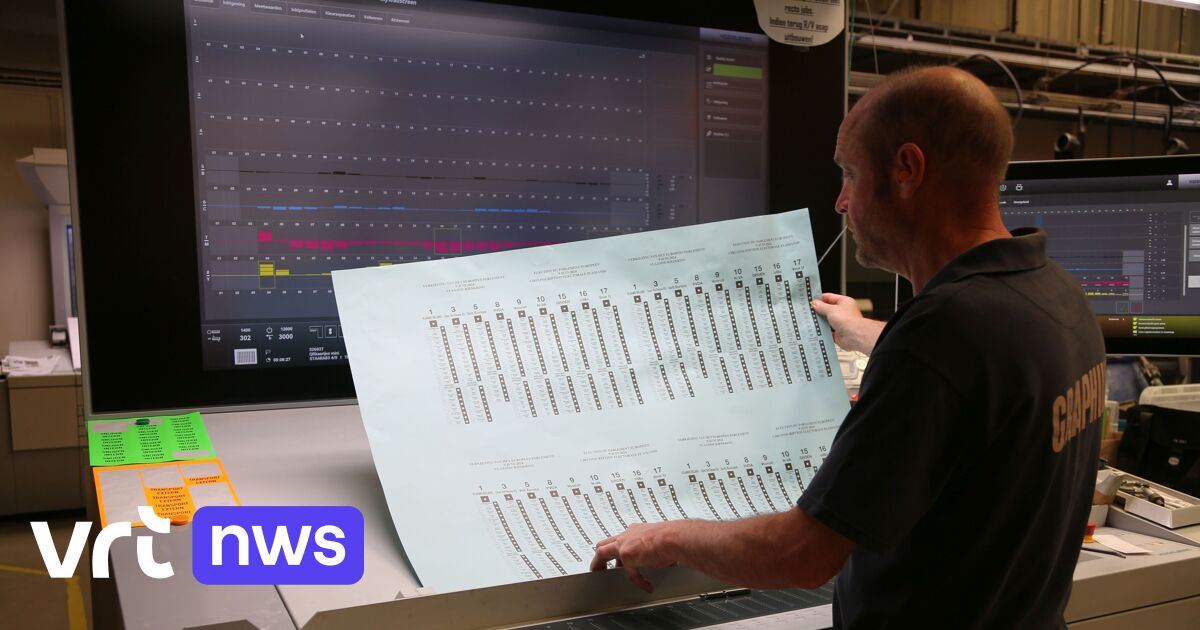 90 ton papier en 350 volle postkarren: drukkerij uit Oostakker maakt 2 ...