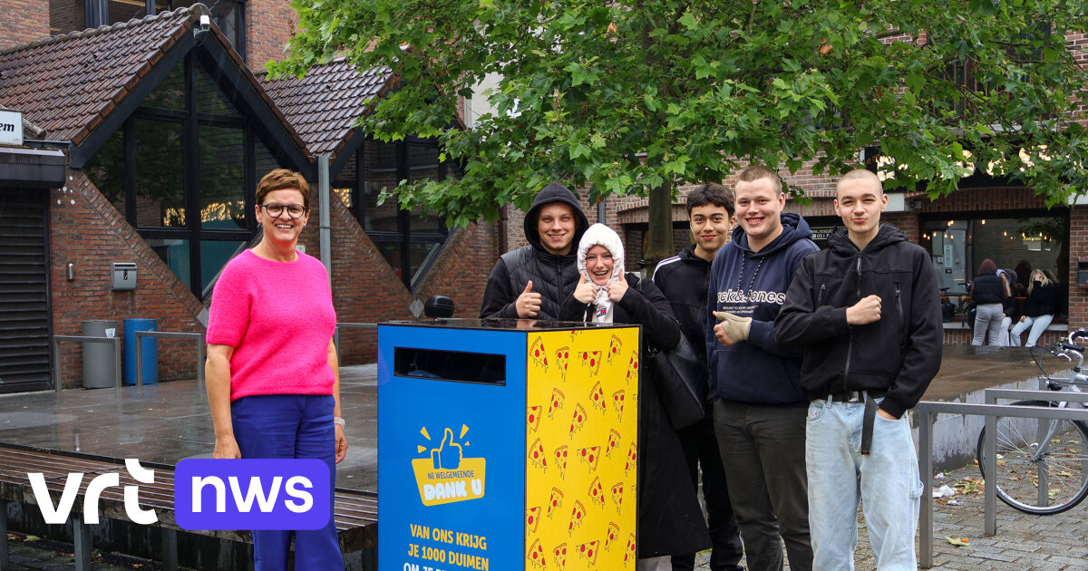 Izegem krijgt 2 vuilnisbakken met speciale gleuf voor pizzadozen | VRT ...