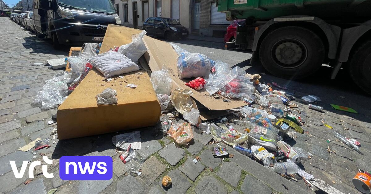 Afvalbergen in Brabantwijk in Brussel leggen problemen met drugs en ...