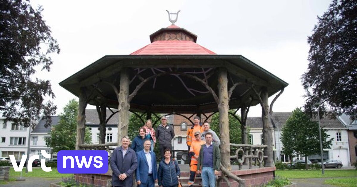 Historische kiosk uit 'De Witte van Zichem' gerestaureerd | VRT NWS: nieuws