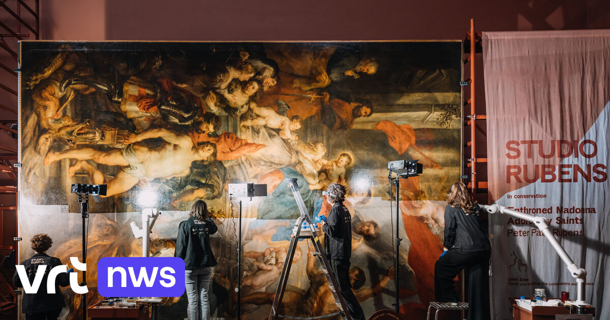 'Tronende Madonna' krijgt weer kleur: KMSKA verwijdert vernis van ...