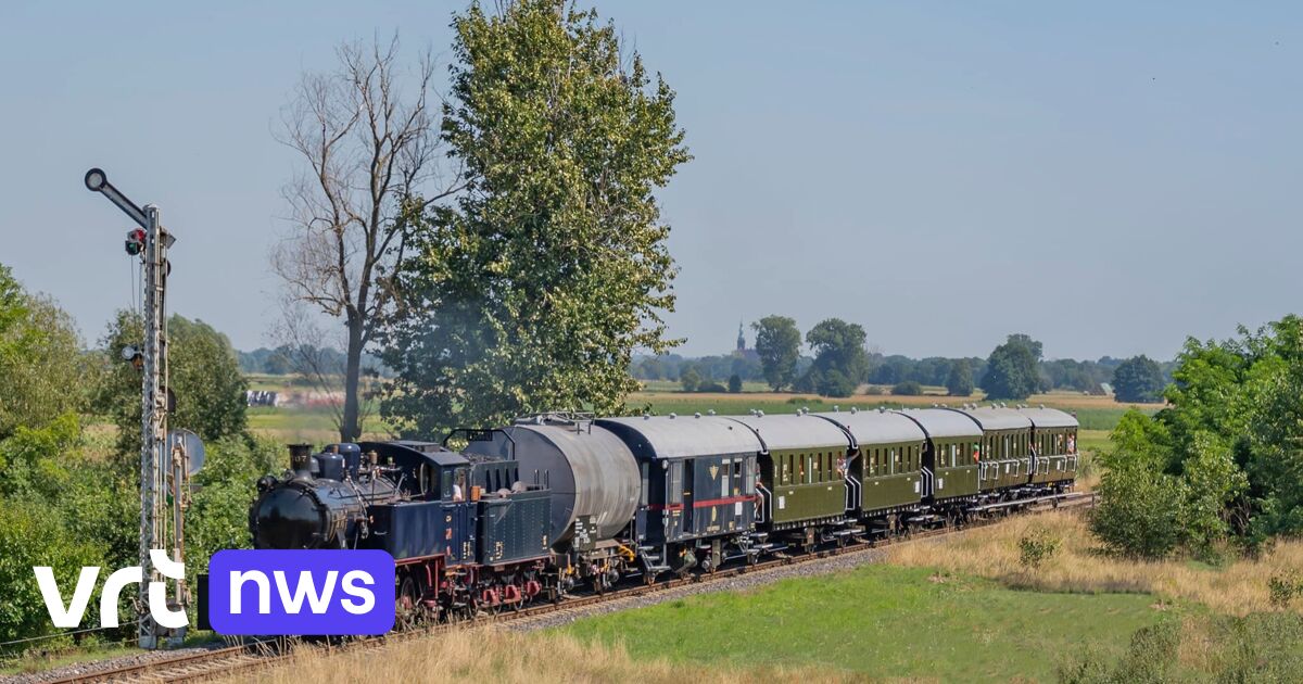 Historische stoomlocomotief is de blikvanger tijdens Schelde in Stoom in Baasrode en Puurs | VRT ...
