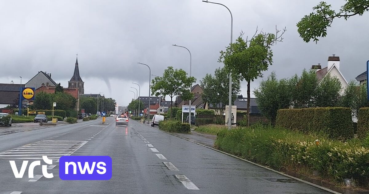 Beelden tonen waterhoos in Blankenberge: "Uitzonderlijk voor de tijd ...