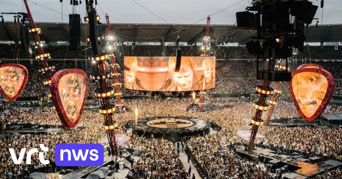 Park Middenvijver in Antwerpen strikt Ed Sheeran met zijn 360°-podium ...
