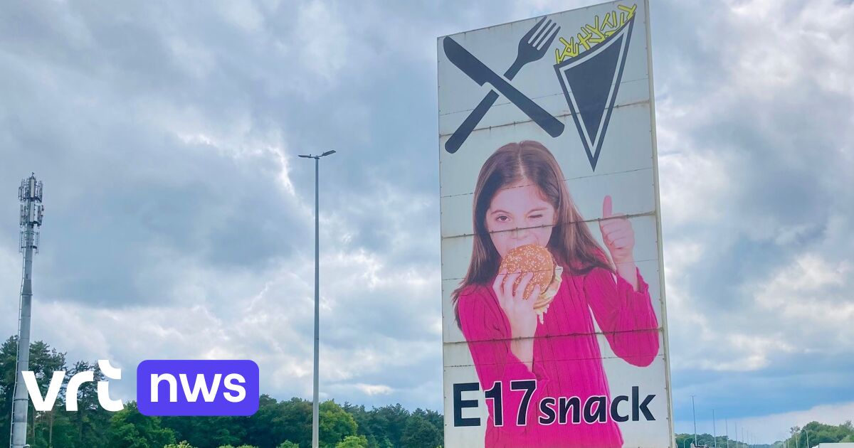Wer ist das Mädchen auf dem Billboard für den Autobahn-Snack an der E17 ...