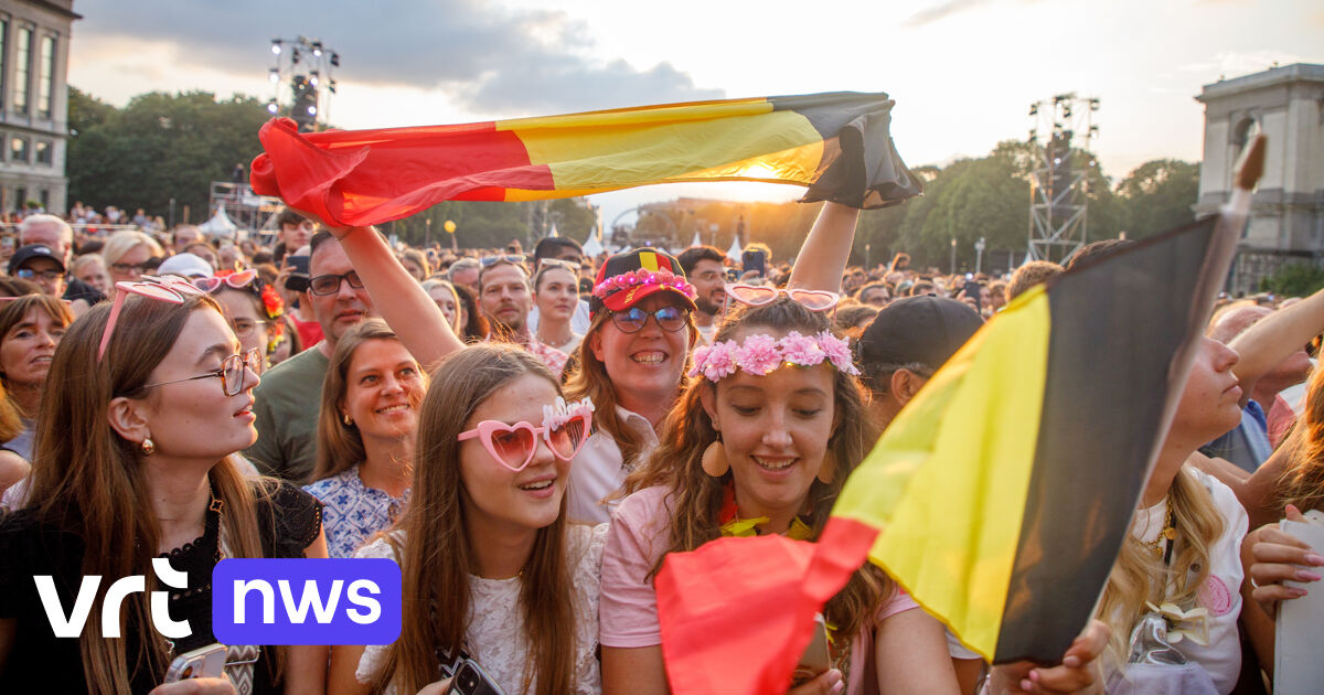 LIVE 100.000 toeschouwers voor 'Belgian party' in Jubelpark | VRT NWS ...