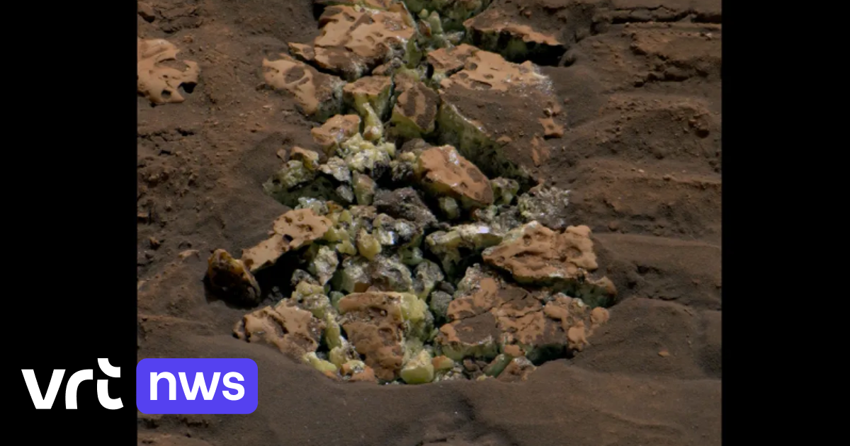 Marsrobot ontdekt verrassend (en bij toeval) pure zwavel: "Een oase in ...