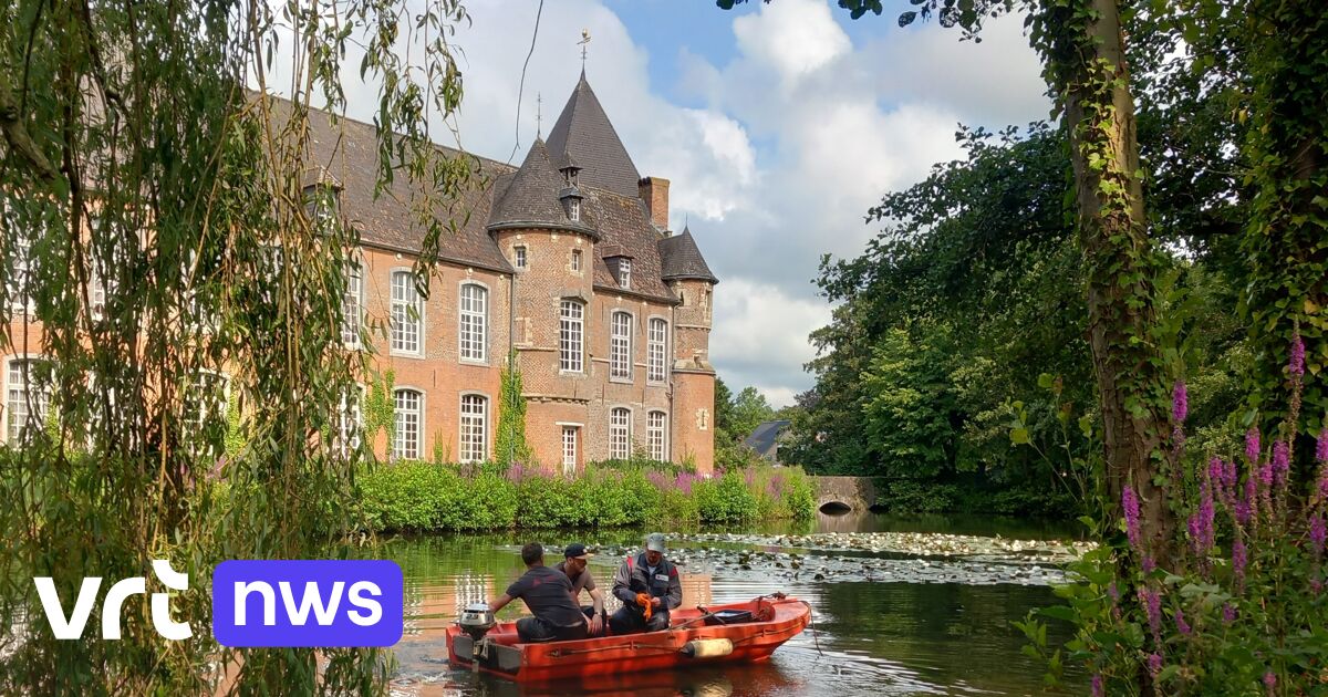Stalen slib genomen uit kasteelvijver in aanloop naar heraanleg ...