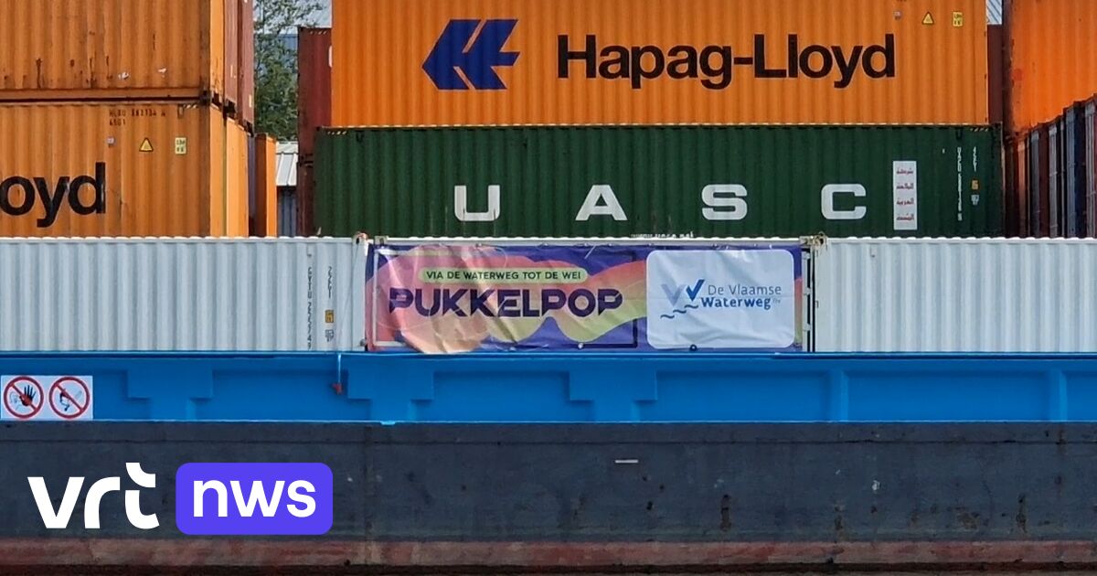 Materiaal voor Pukkelpop al voor 7e jaar vervoerd via haven van Genk | VRT NWS: nieuws