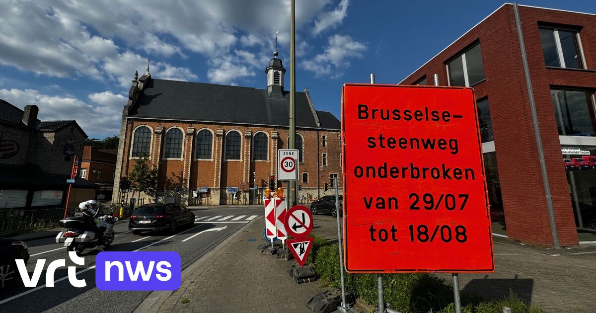 Brusselsesteenweg in Jezus-Eik vanaf maandagochtend 3 weken afgesloten voor ingrijpende werken ...