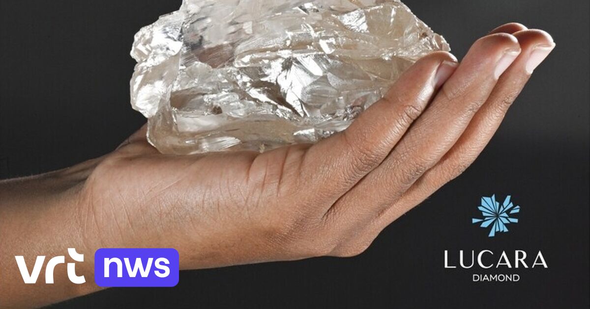 2.492 karaat en zo groot als handpalm: op 1 na grootste diamant ooit ...
