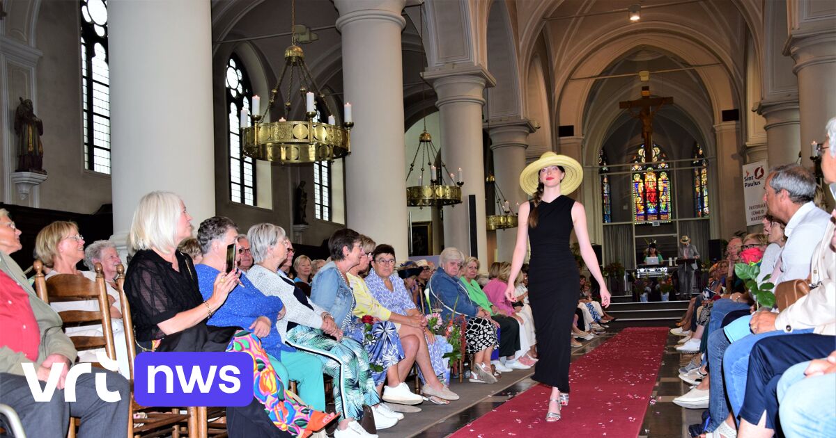 Eerste hoedenshow in kerk voor Waregem Koerse: "t is den hoed die 't em ...