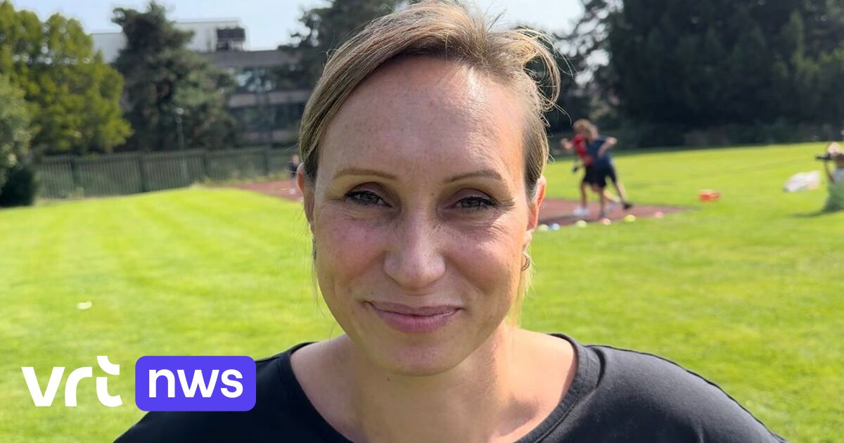 Kim Gevaert geeft atletiekles aan 130 Brusselse kinderen | VRT NWS: nieuws