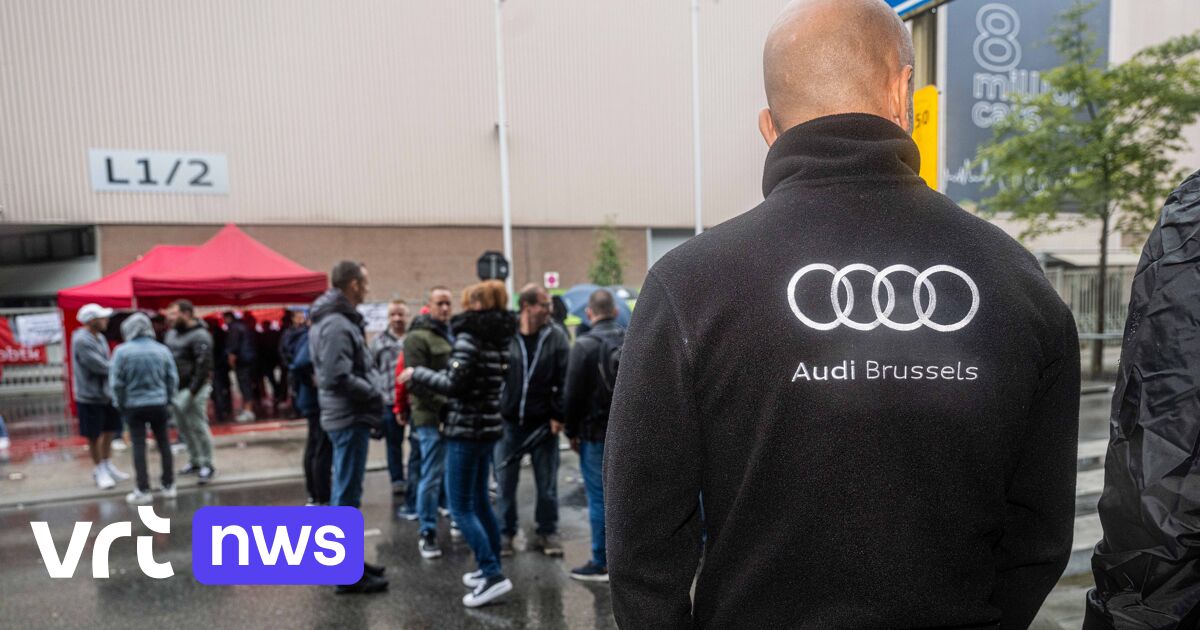 Werknemers bij Audi Brussels geleidelijk weer aan de slag na weken van ...