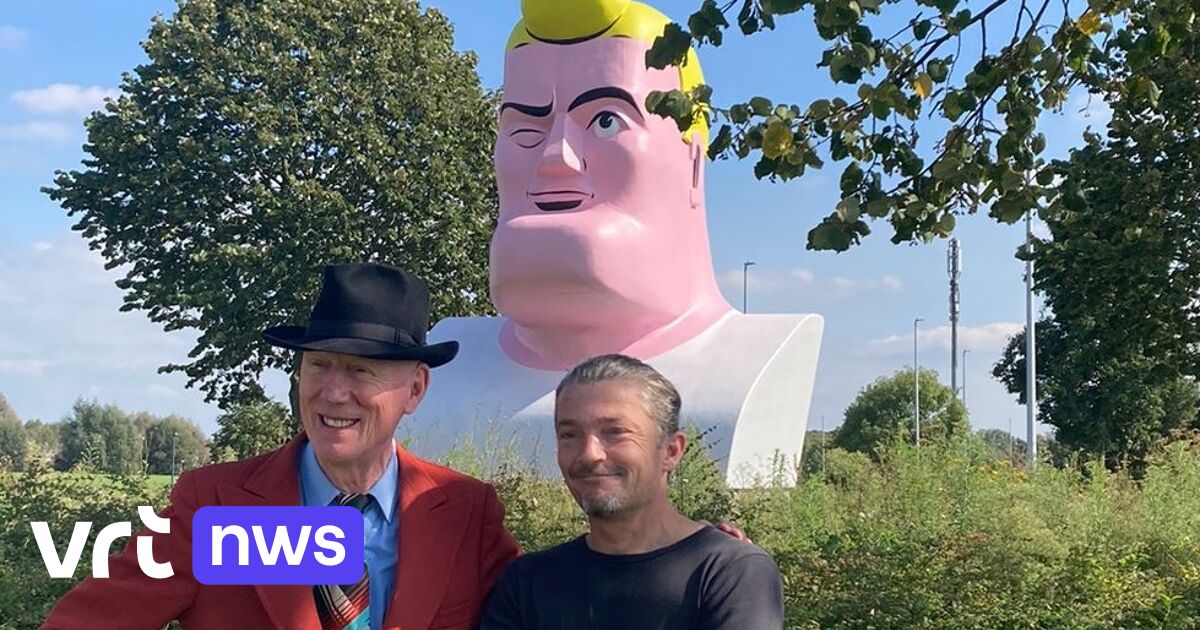Cowboy Henk knipoogt van op rotonde in Kortrijk: "Een schalkse glimlach ...