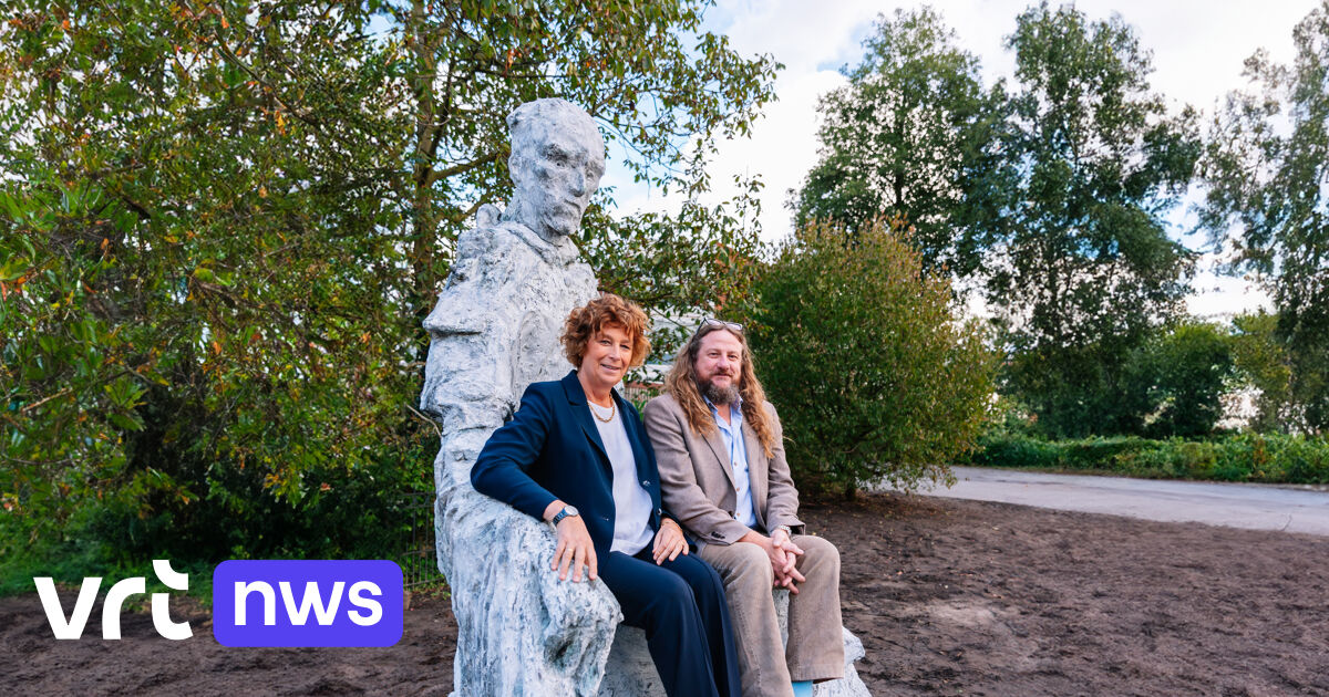 Kunstenaar Johan Tahon uit Zwalm maakt groot beeld van zittende Van ...