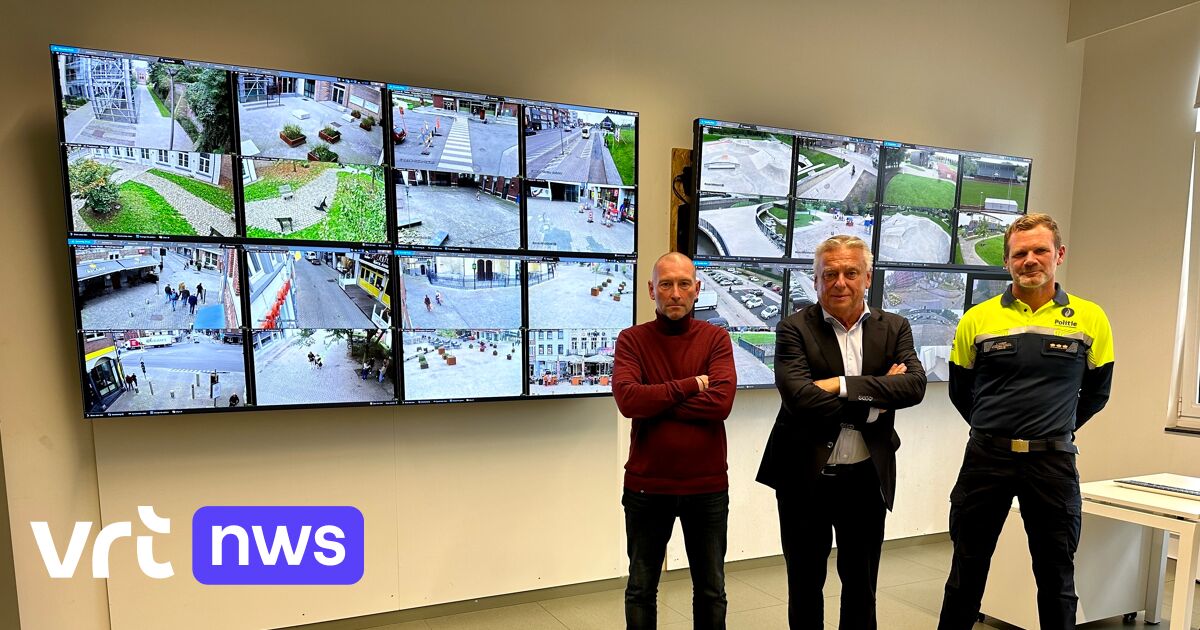 Politie van Tongeren neemt 2e videowall in gebruik om groeiend aantal camera's bij te houden ...