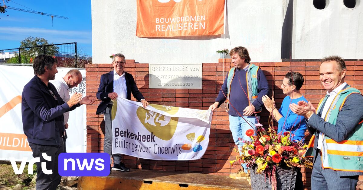 Van containerklassen naar nieuwbouw: 1e steen voor school voor ...