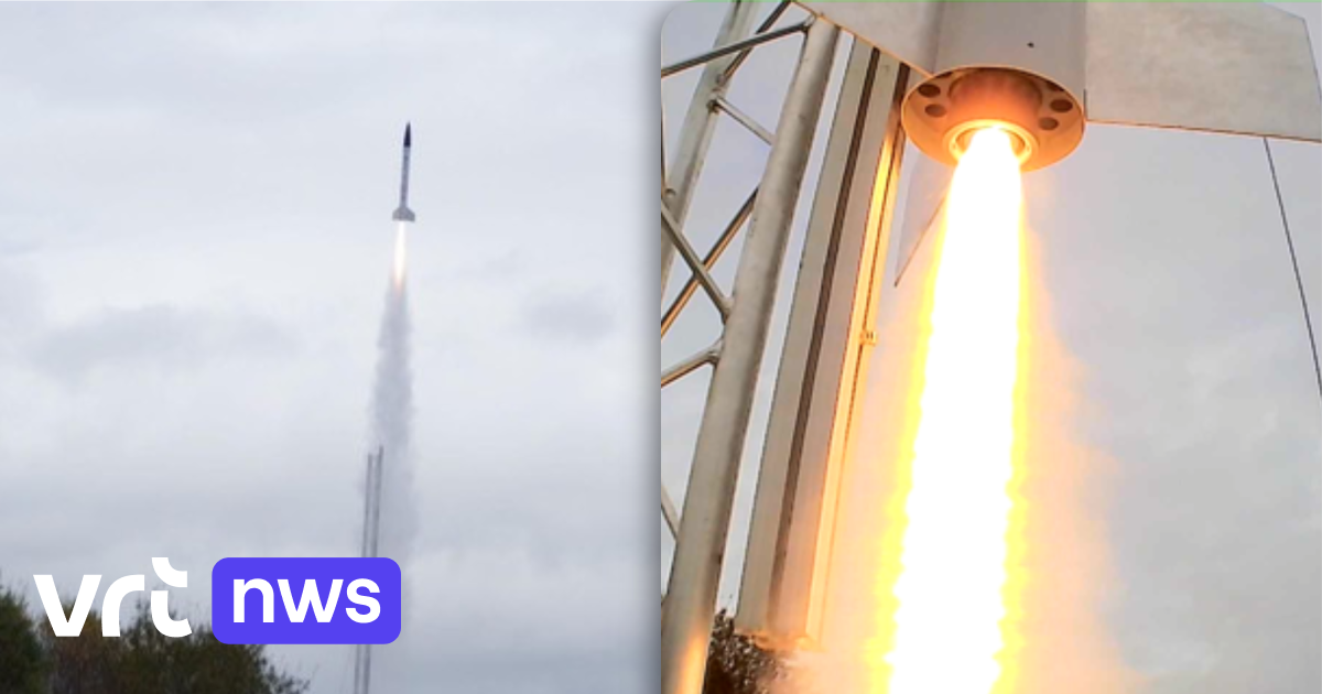 Belgian students launch first-ever home-made rocket (VIDEO) | VRT NWS: news