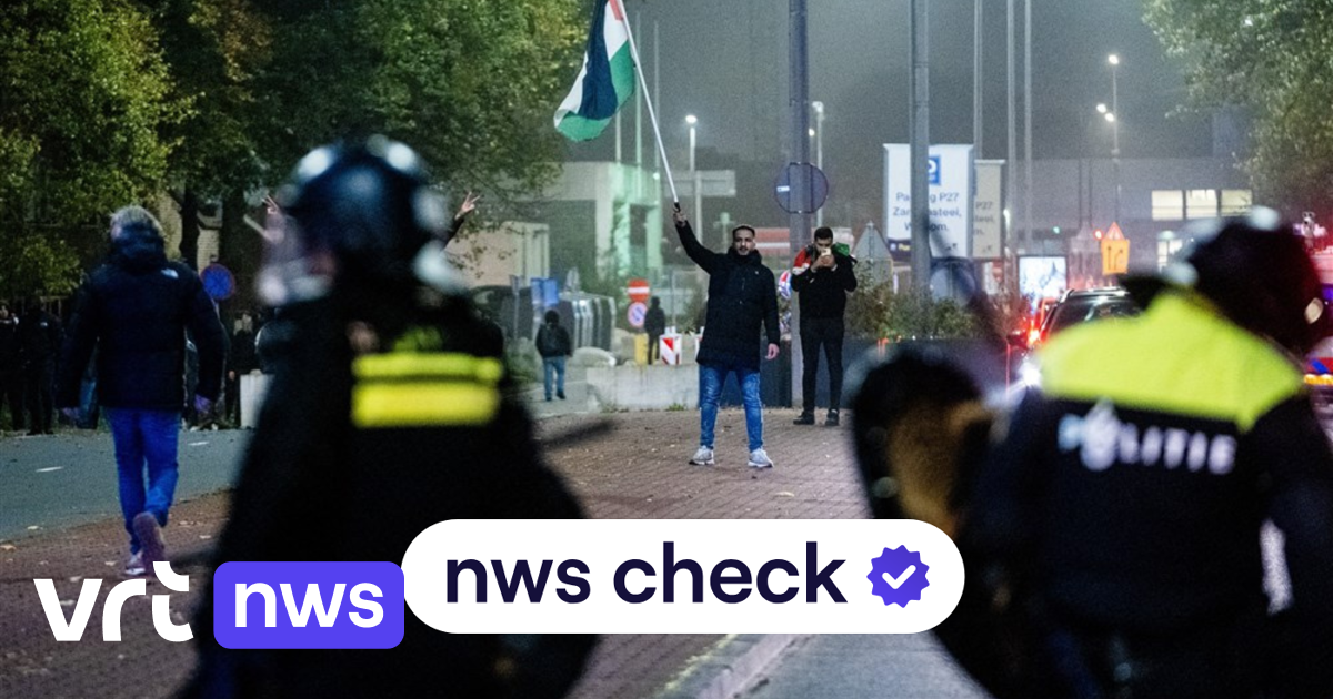 Vlaggen die van gevels getrokken worden en oproepen tot geweld op ...