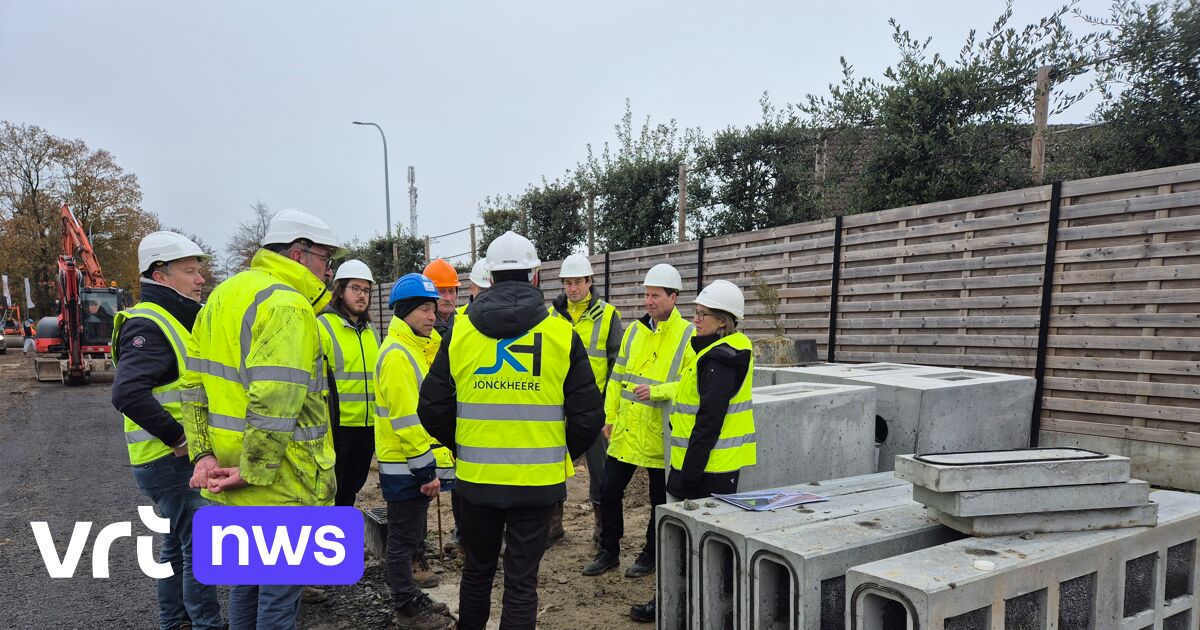 Bedrijventerrein van Tielt-Noord vangt water op onder beton ...
