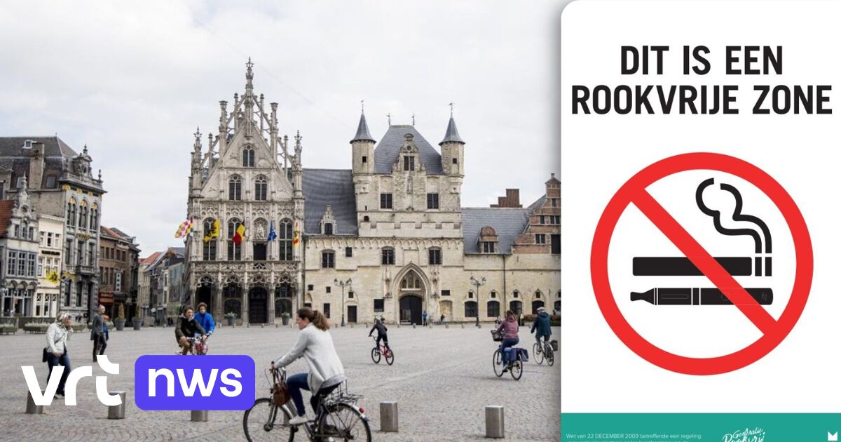 Mechelen hangt zelf affiches over uitbreiding rookverbod op plekken ...