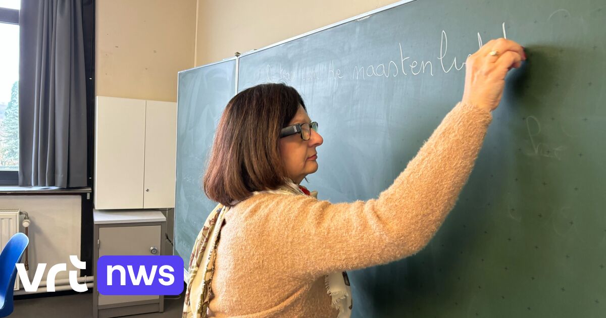 Leerkracht Marijke is blind, maar blijft voor de klas staan in Hoeselt ...