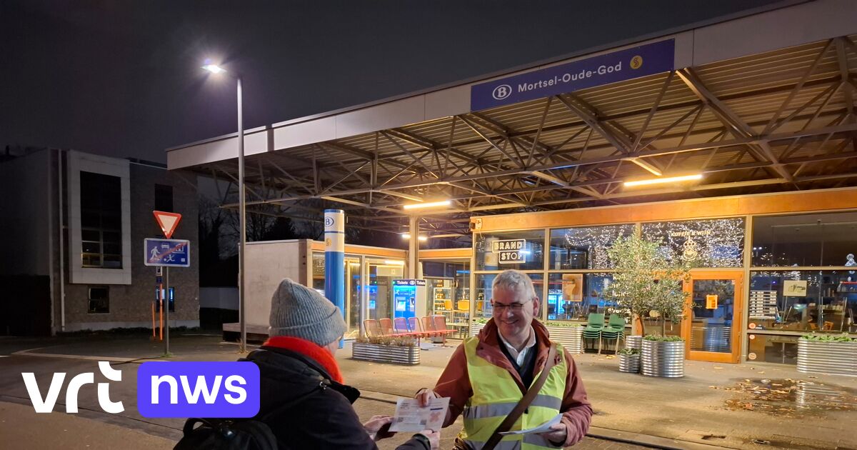 TreinTramBus voert actie tegen minder treinen vanuit station Mortsel-Oude-God: "Ocharme nog maar ...