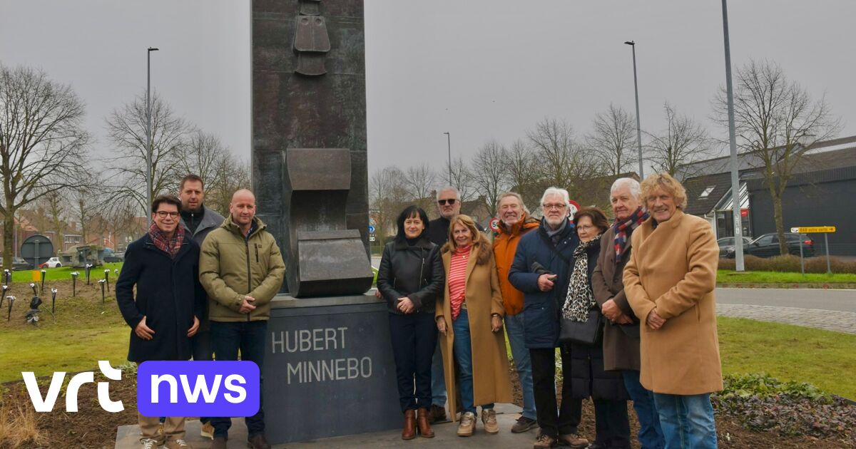 Ereburger Hubert Minnebo schenkt Jabbeke koperen beeld en zet punt ...
