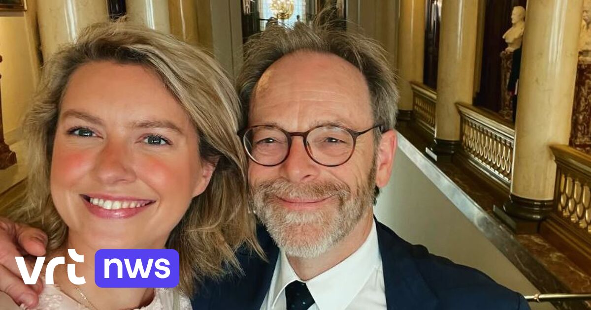 Antwerps schepen Els van Doesburg en Kamervoorzitter Peter De Roover ...