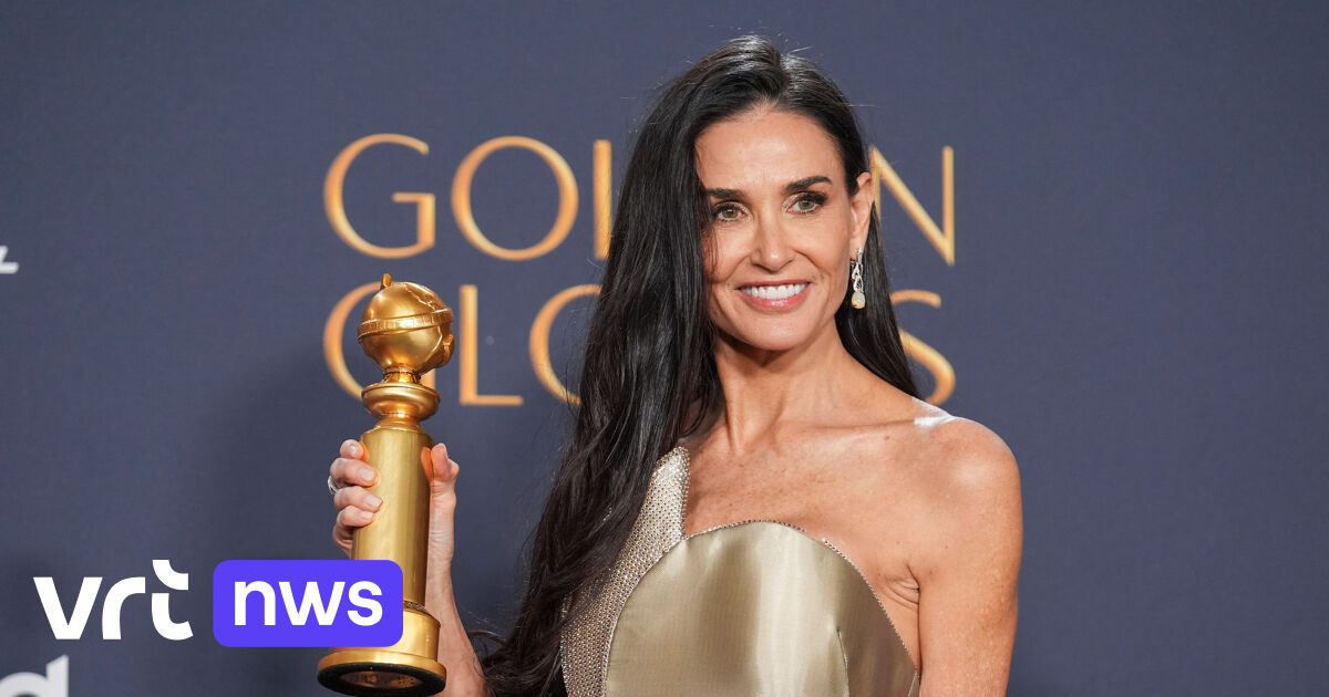 Actrice Demi Moore (62) wint eerste prijs van haar carrière: "Ik vier ...