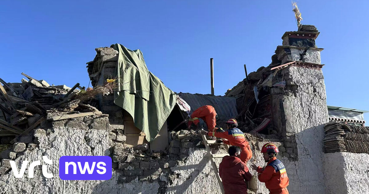Dodentol na zware aardbeving in Tibet loopt op tot zeker 126, er zijn ook zo'n 200 gewonden ...