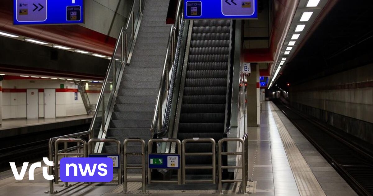 Minder treinen van en naar Brussels Airport door werken aan het spoor | VRT NWS: nieuws