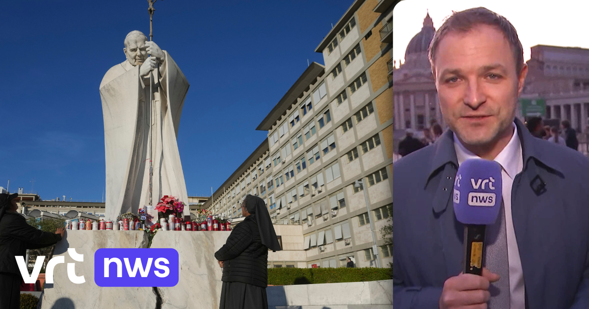 Willem Van Mullem in Rome: "Gezondheid van de paus is hier hét gespreksonderwerp" | VRT NWS: nieuws