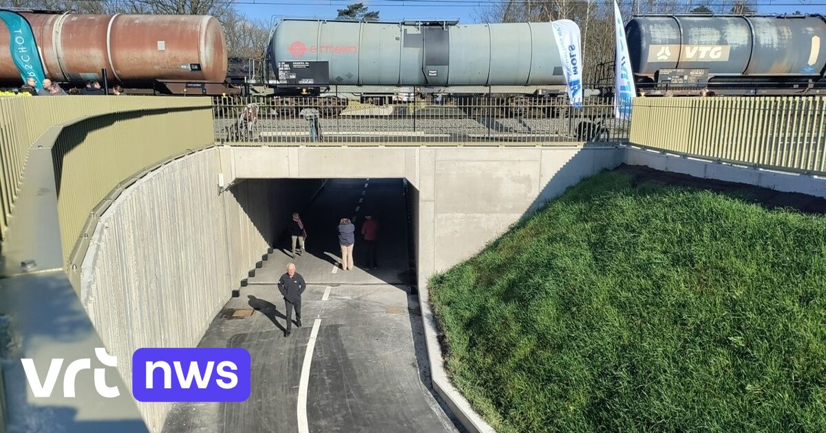 Nieuwe fietstunnel geopend aan spoorovergang in Langdorp: "Fietssnelweg Aarschot-Diest wordt nog ...