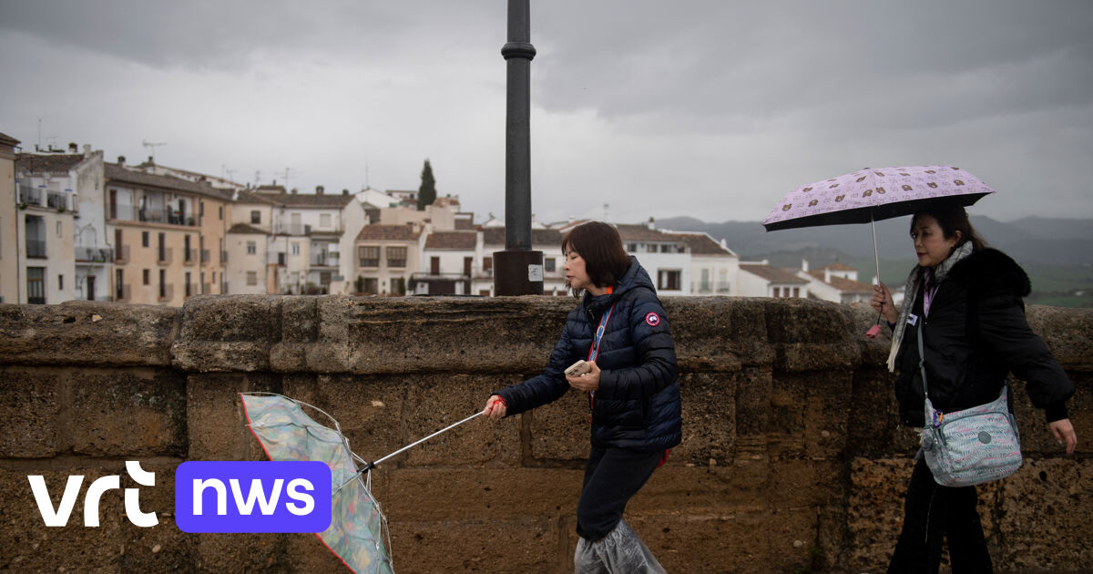Wegen afgesneden en openbaar vervoer verstoord door storm Laurence in ...