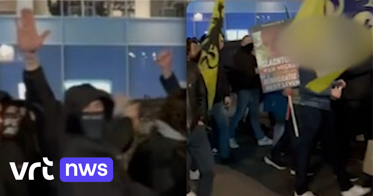 Gentse politie onderzoekt mogelijke nazigroeten tijdens NSV-betoging | VRT NWS: nieuws