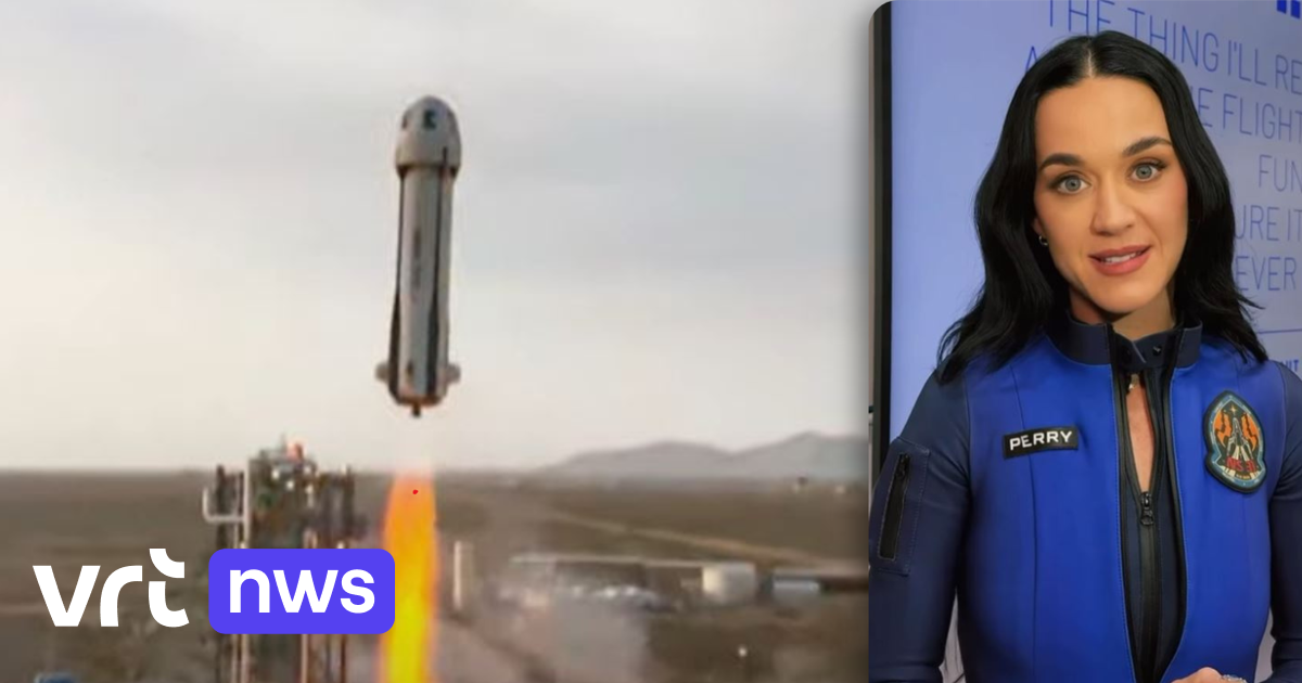 Katy Perry Launches Space with All-Female Crew on Blue Origin Flight ...